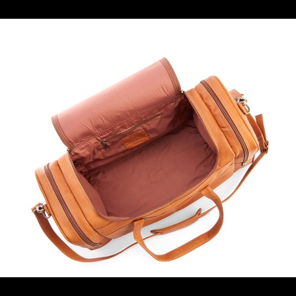 Royce Leather | Bags | Royce Leather Overnight Duffel Bag New Cognac ...